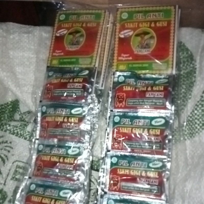 Jual CODpil anti sakit gigi dan gusi pak tani 1 slop isi 5 hanger | Shopee Indonesia