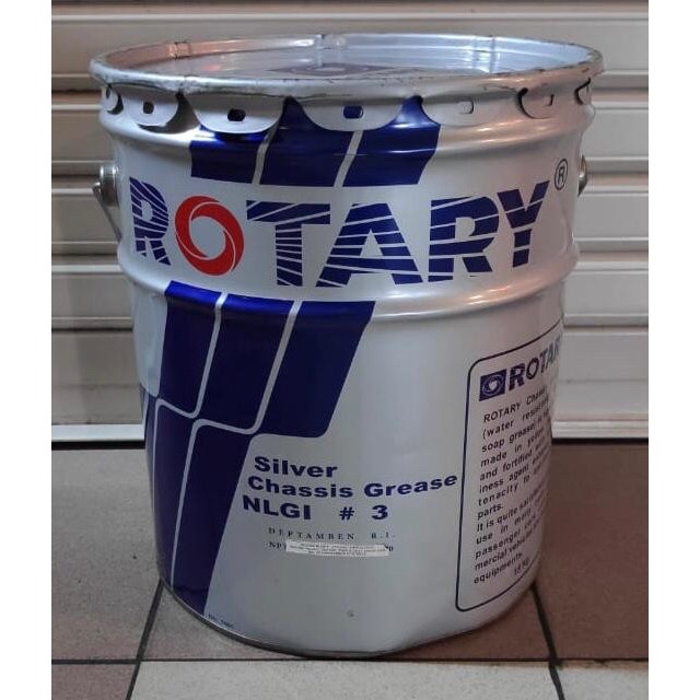 Jual Grease Rotary Silver Chassis Grease NLGI # 3 (15kg) | Shopee Indonesia
