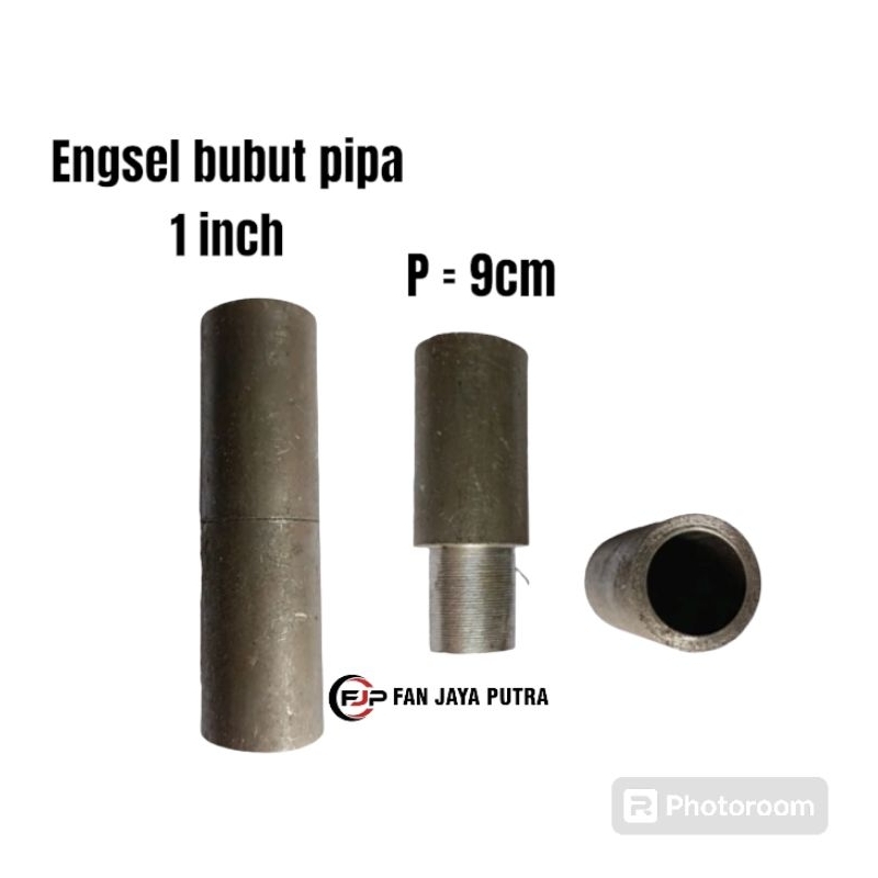 Jual ENGSEL BUBUT PIPA 1 INCH PANJANG 9CM | ENGSEL PINTU PAGAR BESI ...