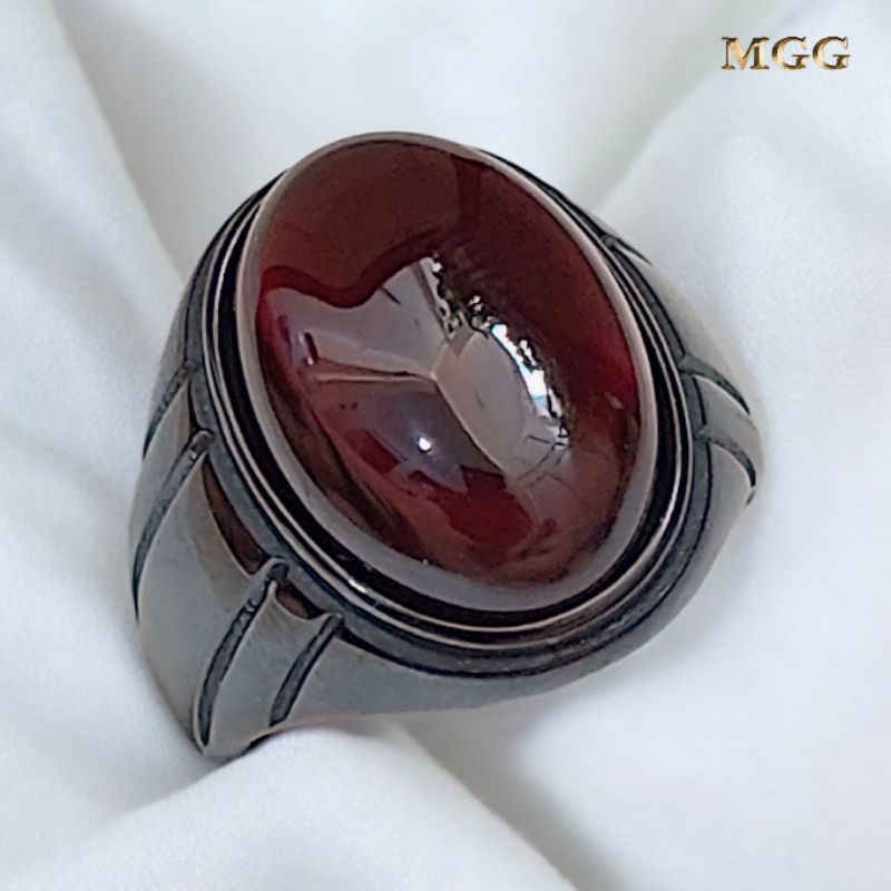 Jual CINCIN BATU AKIK YAMAN API TEMBUS SENTER GOOD QUALTY | Shopee ...