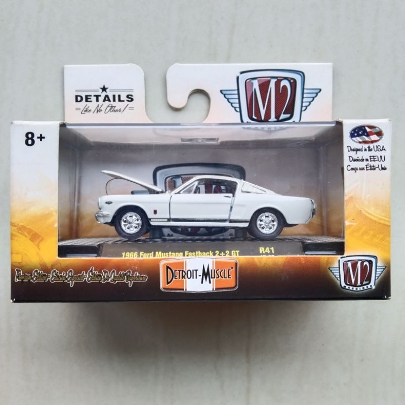 Jual M2 Machines 1966 Ford Mustang GT Fastback 2+2 Detroit Muscle ...