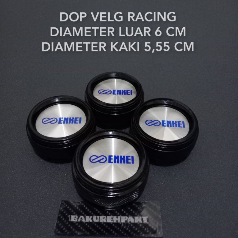 Jual Dop roda tutup velg mobil racing silinder logo plat tulisan ENKEI ...