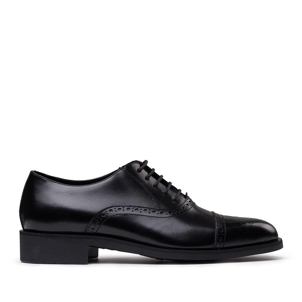 Jual Prabu - Radja Calf Black Sepatu Kulit Oxford Pria | Shopee Indonesia