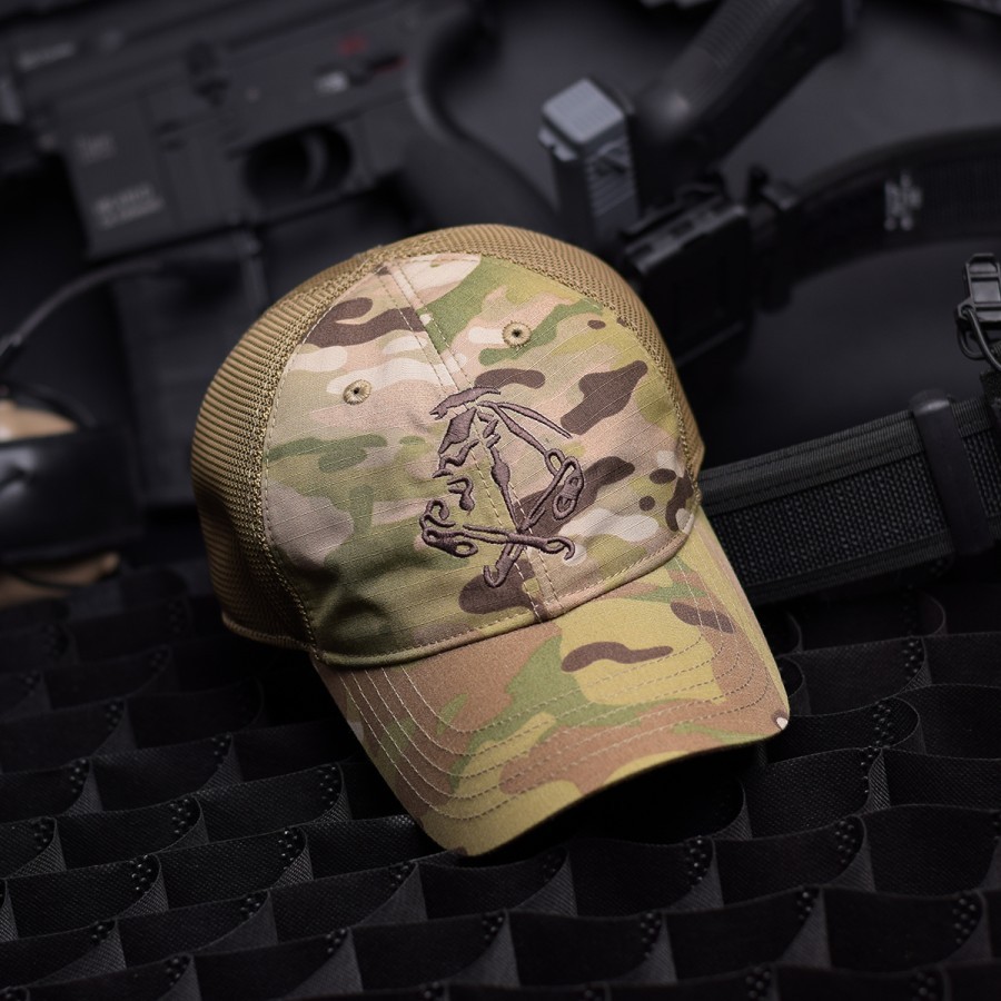 Jual TOPI RED SQUADRON SEAL TEAM SIX MULTICAM KOMBINASI JARING COKLAT ...