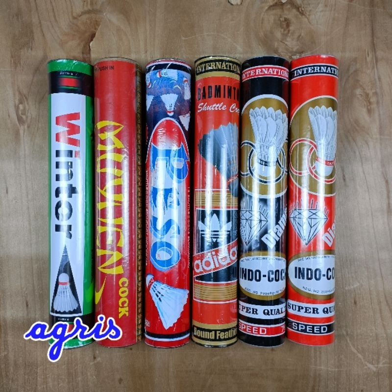 Jual macam-macam shuttlecock satu slop isi 12 pcs | Shopee Indonesia