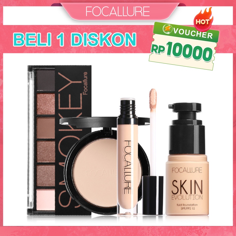 Jual FOCALLURE 4PCS Professional Makeup Set Eyeshadow Palette ...