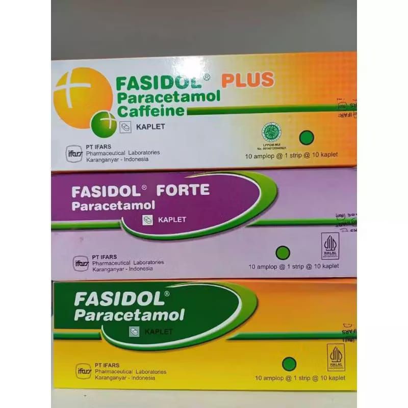 Jual Fasidol (Paracetamol 500mg) | Fasidol Forte (Paracetamol 650mg ...