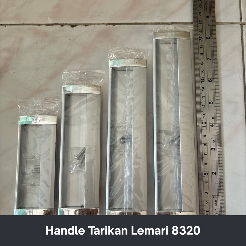 Jual Handle Tanam Pintu Lemari Laci 8320 96/128/160/192MM | Shopee ...