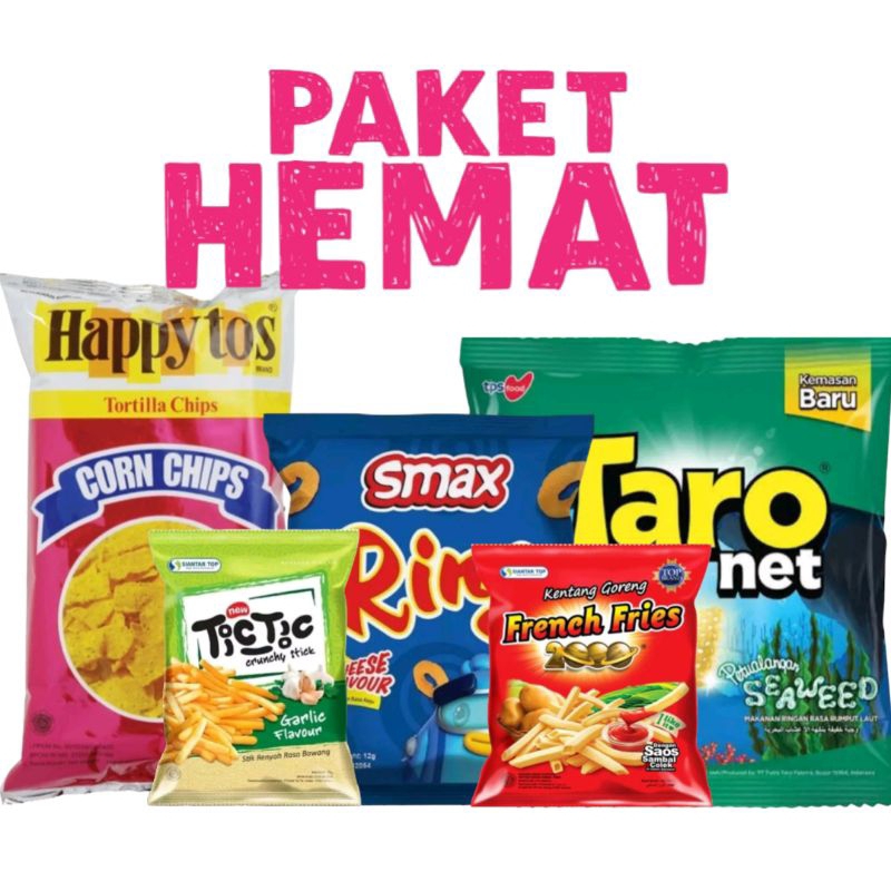 Jual (PAKET HEMAT) Happy Tos | Taro | S-max ring | tic tic | french ...
