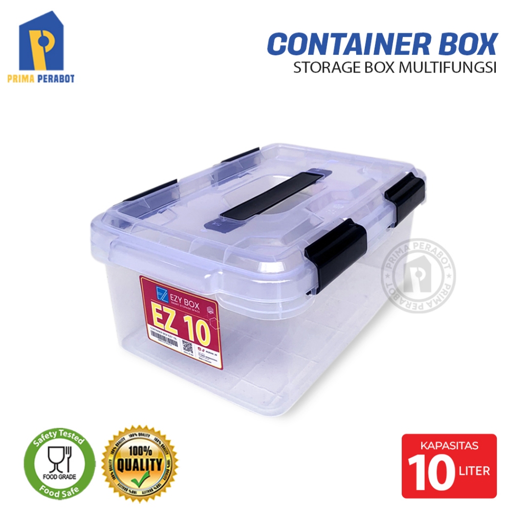 Jual Storage Box Multifungsi Box Container Box 10 L Transparan | Shopee ...