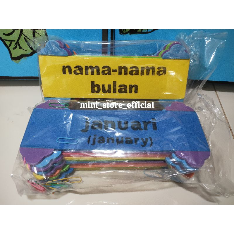 Jual EDUKASI - SPON NAMA BULAN | Shopee Indonesia