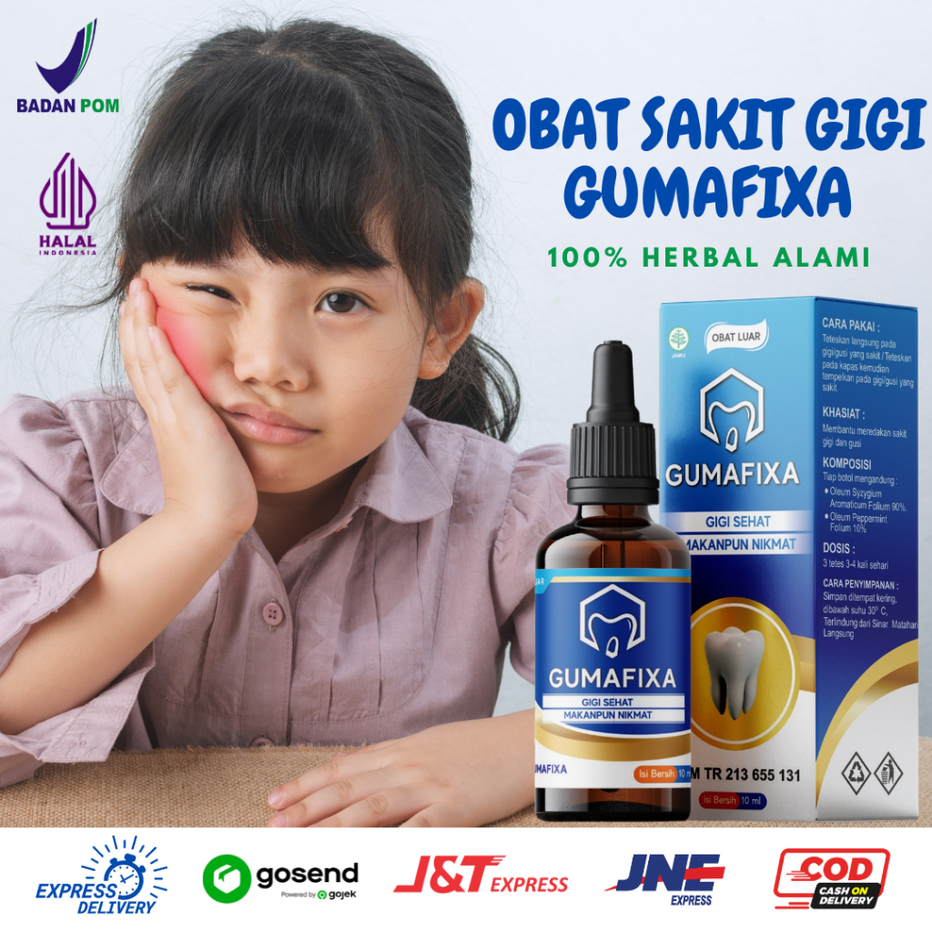 Jual Gumafixa Obat Sakit Gigi Paling Cocok Untuk Anak - Gusi Bengkak ...