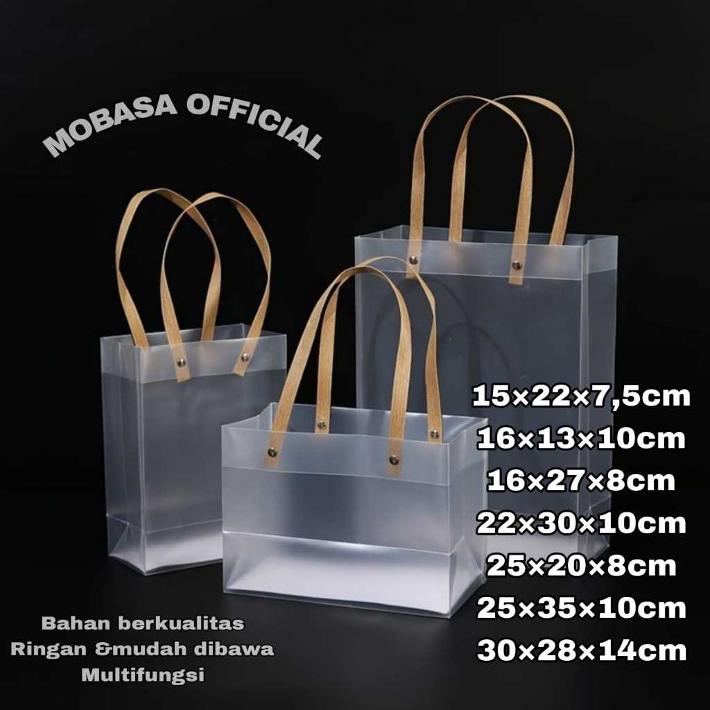 Jual Goodie Bag Doff Transparan,Tas Hampers Tote Bag Gift Premium MB ...