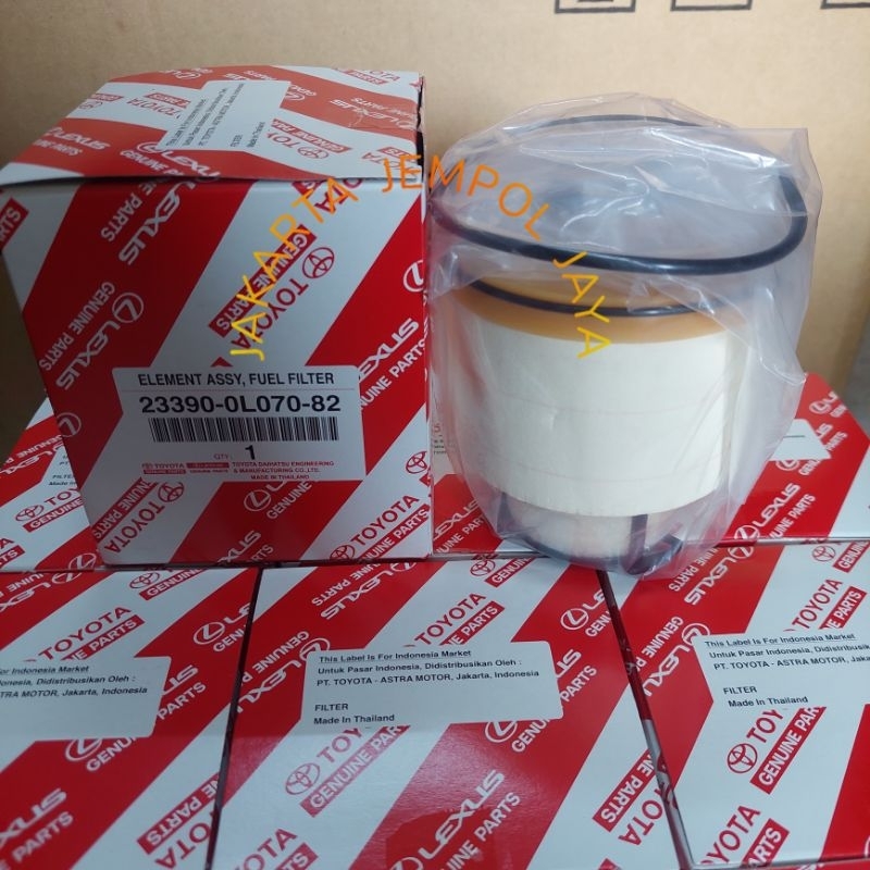 Jual FUEL FILTER FORTUNER VRZ INNOVA REBORN HILUX REVO / FILTER SOLAR ...