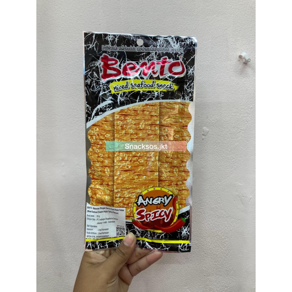 Jual BENTO SQUID SEAFOOD THAILAND SNACK HOT&SPICY / SWEET&SPICY ...