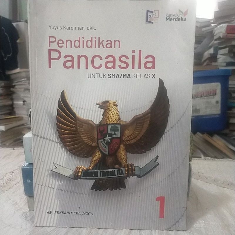Jual Buku Pendidikan Pancasila untuk SMA MA Kelas X 10 Penerbit Erlangga Kurikulum Merdeka ...