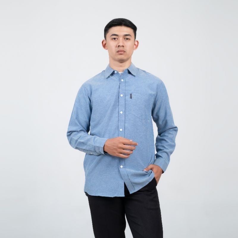 Jual BAYEZ.ID Kemeja Pria Oxford Polos Basic - Rayyan Kemeja Lengan ...