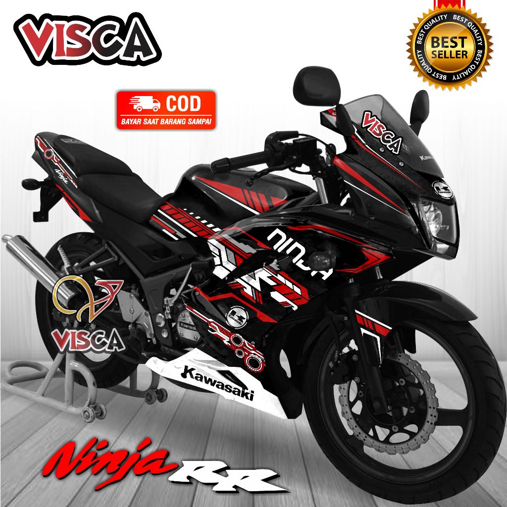 Jual Decal Ninja RR 150 New Full Body / Striping Ninja 150 RR Fullbody ...