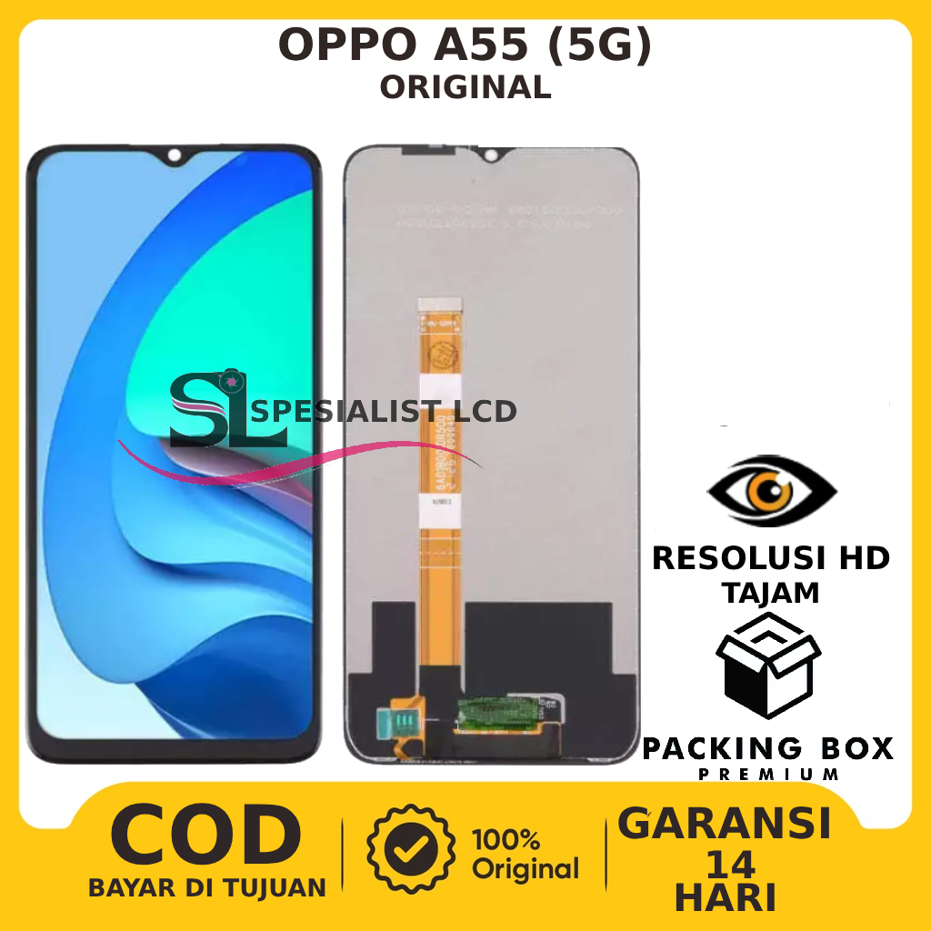 Jual LCD TOUCHSCREEN OPO A55 (5G) ORIGINAL FULLSET GARANSI FREE LEM ...