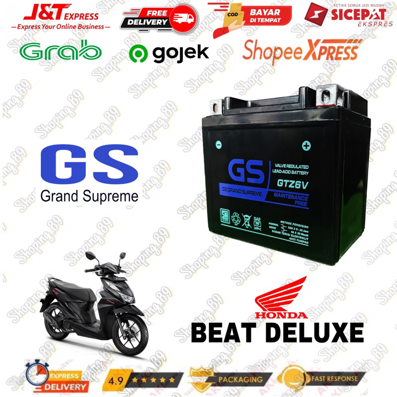 Jual AKI MOTOR BEAT DELUXE CBS ISS, SATRIA FU, SONIC 150, VARIO 150, NMAX NEW, AEROX cc155 GTZ6V ...