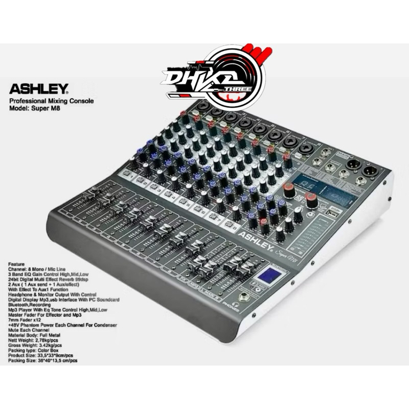 Jual MIXER ASHLEY SUPER M8 ORIGINAL / Mixer Ashley Super M8 Original ...