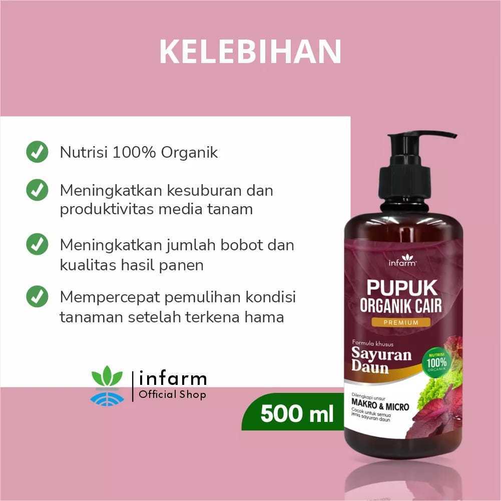 Jual INFARM PUPUK ORGANIK CAIR SAYUR / KOMPOS POC 500ML | Shopee Indonesia