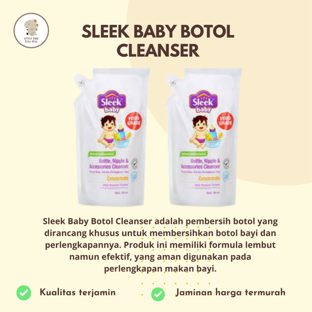 Jual SLEEK BABY BOTOL CLEANSER 450 DAN 900 ML | Shopee Indonesia