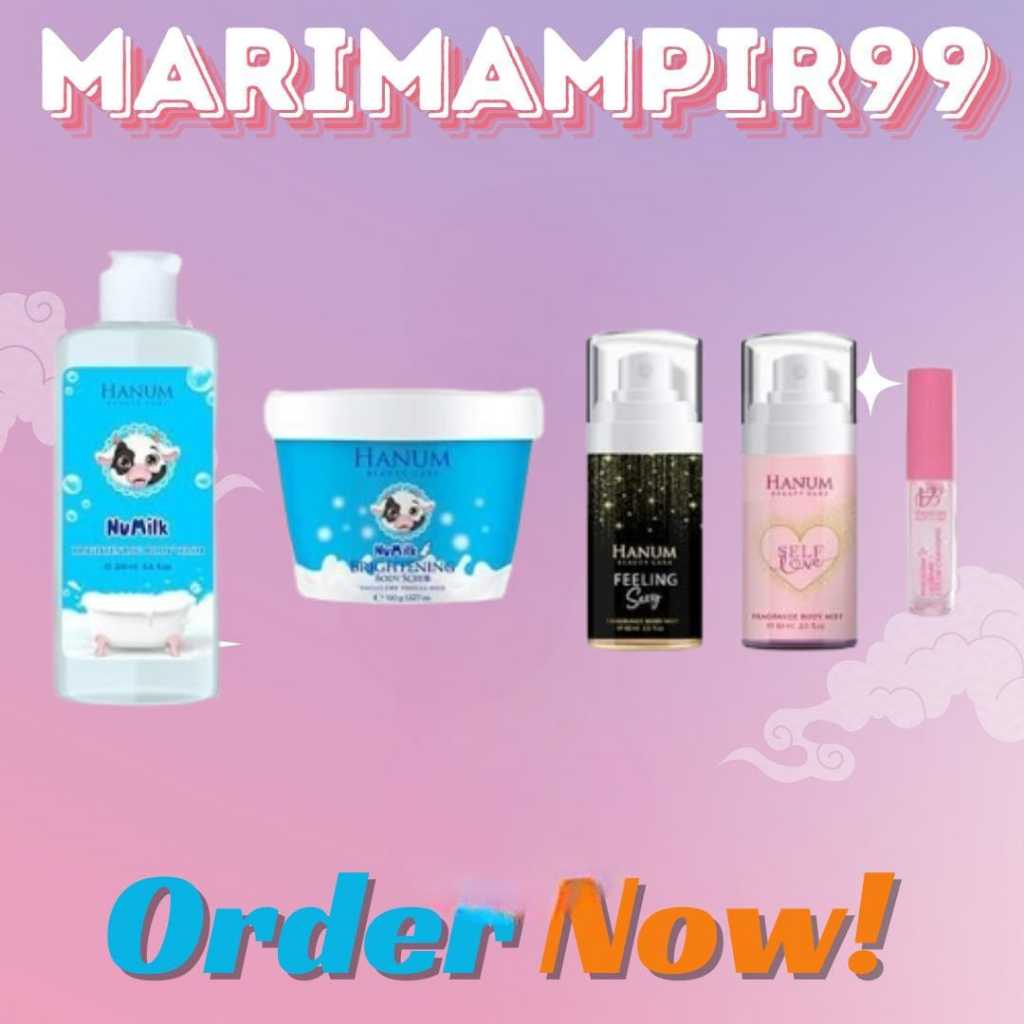 Jual HANUM - NUMILK BODY WASH, NUMILK BODY SCRUB, FEELING SEXY BODY ...