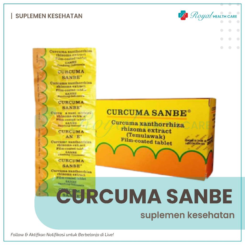 Jual CURCUMA SANBE Box 100 Tablet Untuk Meningkatkan Nafsu Makan ...