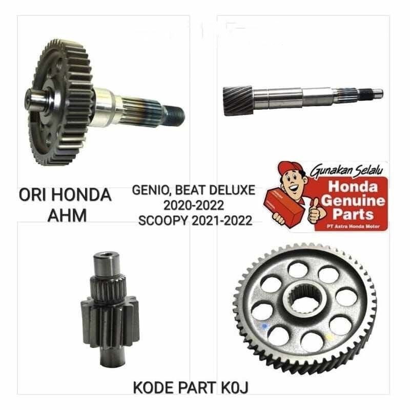 Jual Gear gigi rasio komplit Genio Beat street beat deluxe Scoopy K2F ...