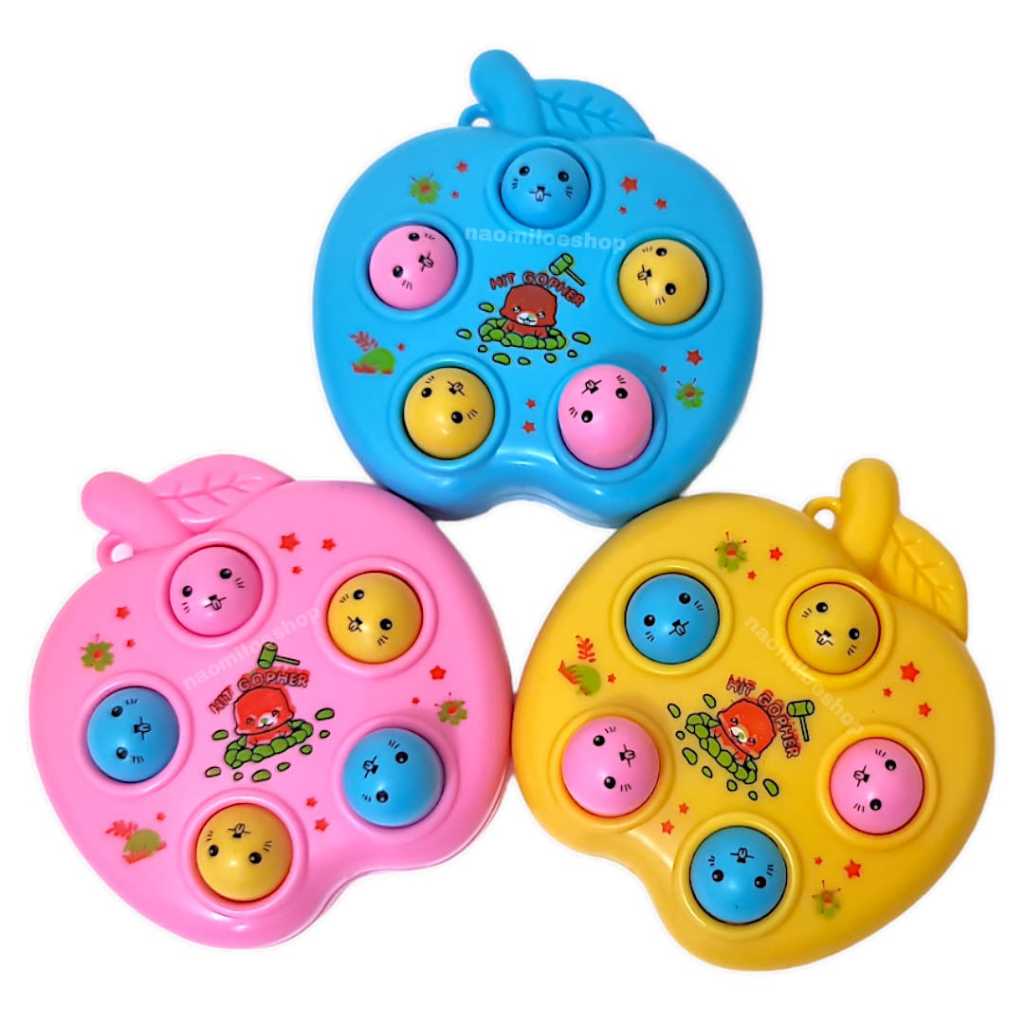 Jual Pop it apel mainan popit apel murah pop it karakter fidget toys ...