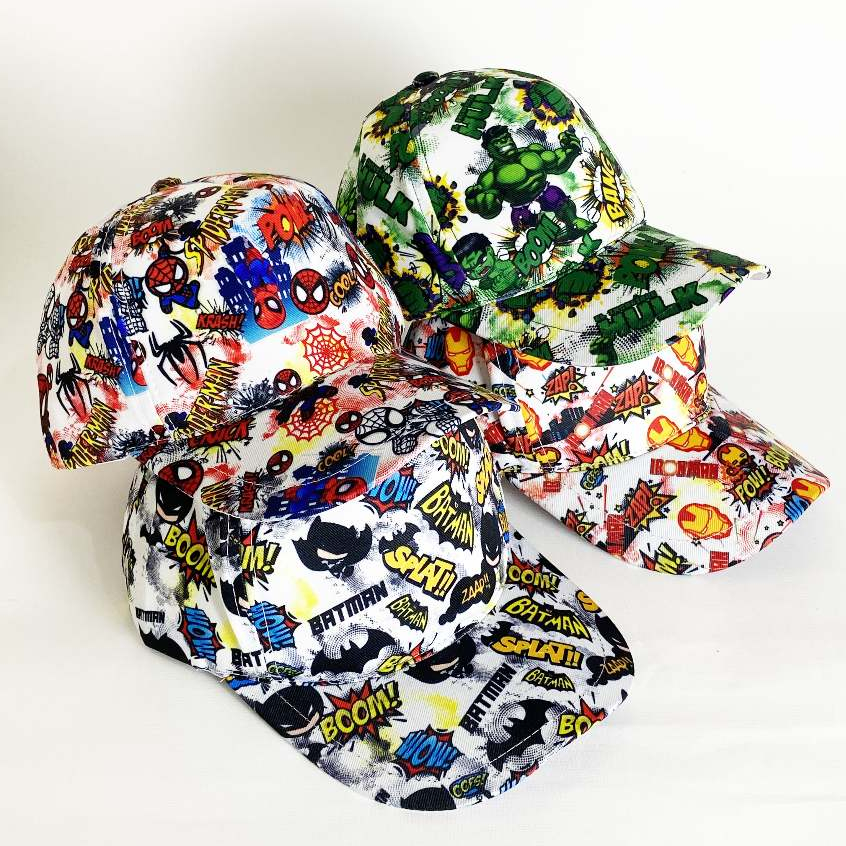 Jual Topi Anak Laki Laki Perempuan Superman Ironman Batman Hulk ...