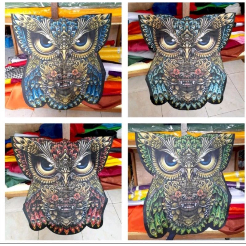 Jual layangan celepuk kain printing bali | Shopee Indonesia