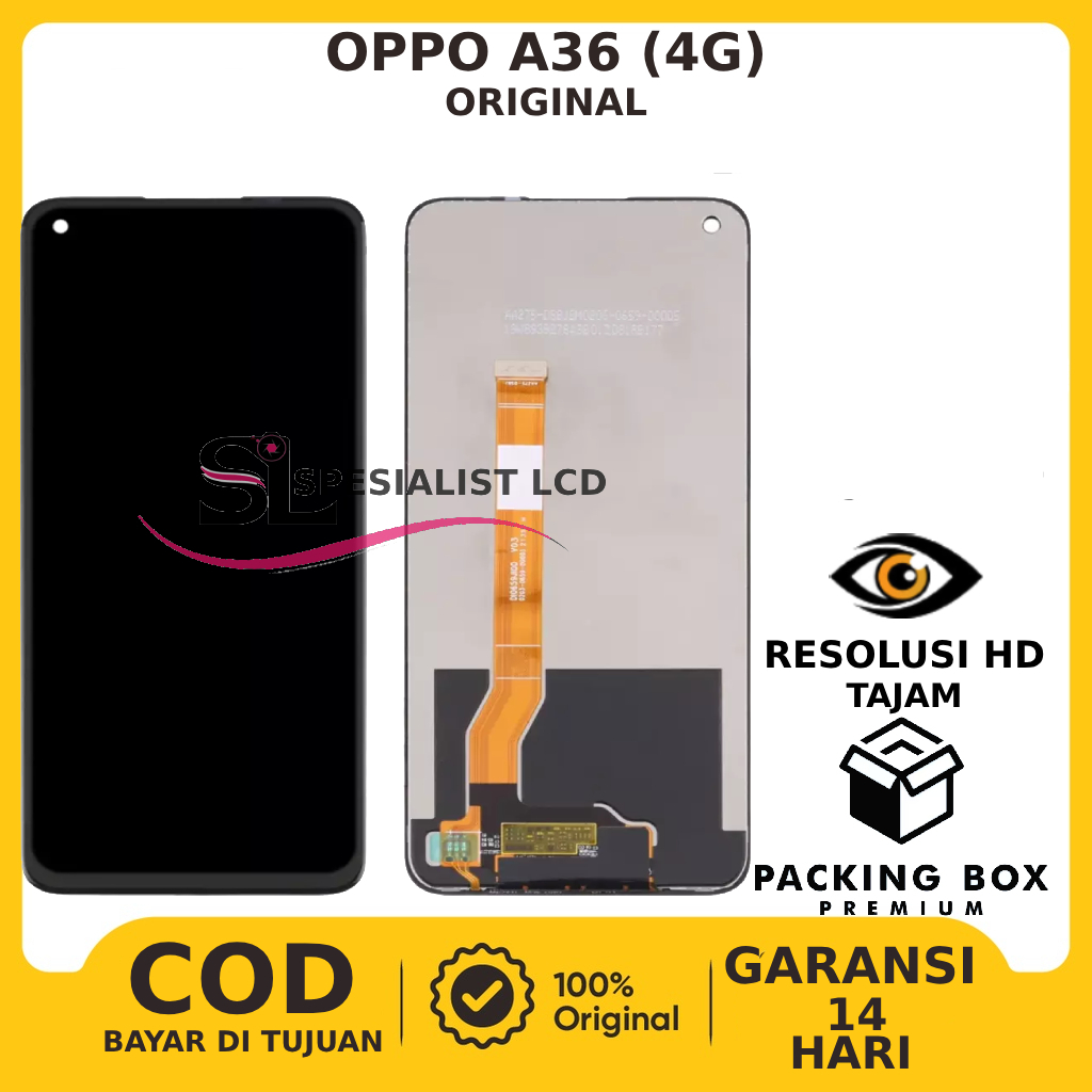 Jual LCD TOUCHSCREEN OPPO A36 4G ORIGINAL FULLSET GARANSI | Shopee ...