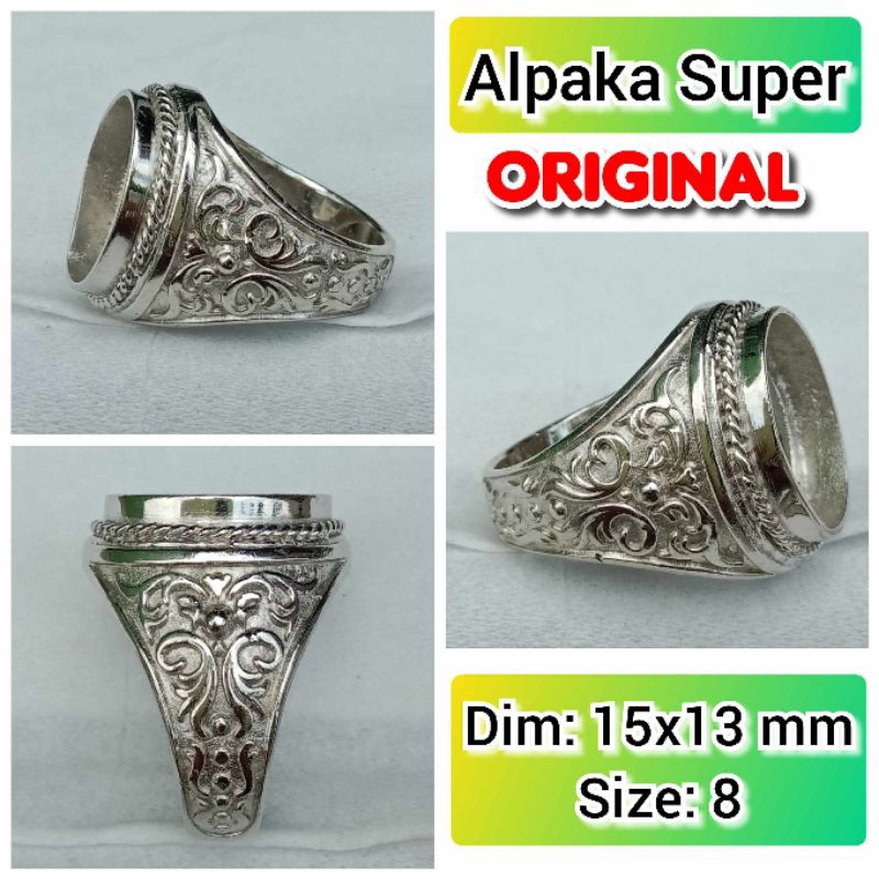 Jual Emban Batu Akik Dan Permata Alpaka Super Original.32 | Shopee ...