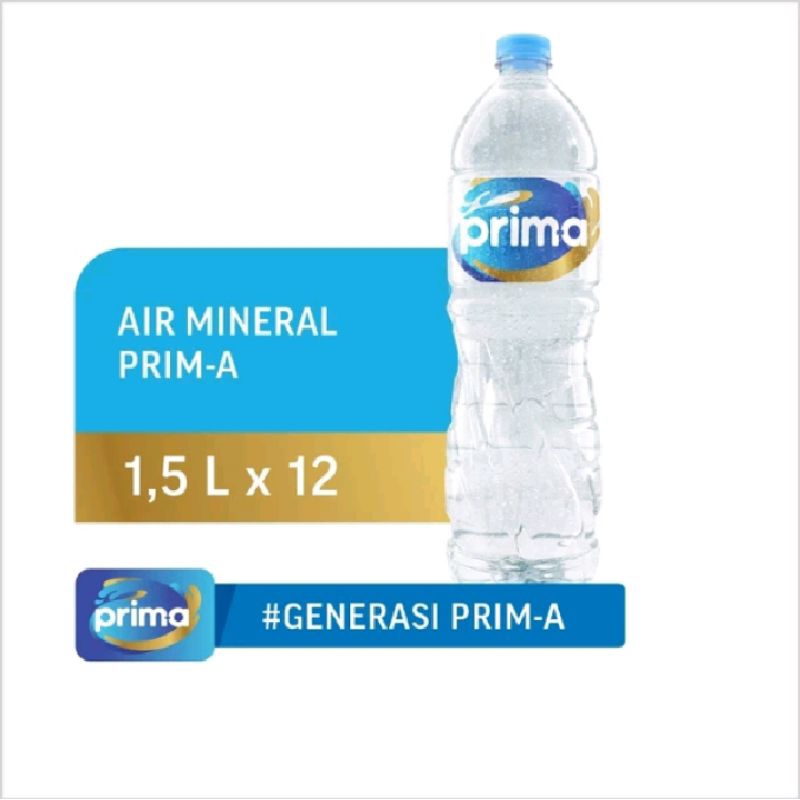 Jual Air Mineral Prima 1,5 Liter isi 12 botol - Kemasan Botol Pelastik | Shopee Indonesia