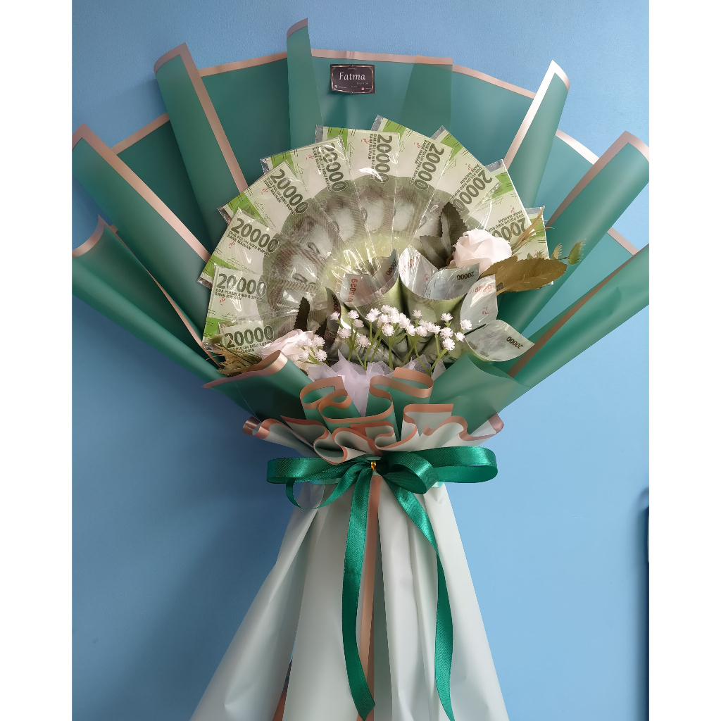 Jual Buket bucket bouquet uang bentuk kipas kosong kosongan kado hadiah ...