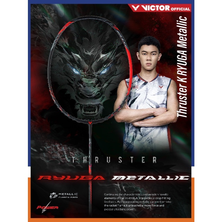 Jual Raket Badminton VICTOR Thruster K Ryuga Metallic Tk Ryuga Metalic Tk-Ryuga metalic | Shopee ...
