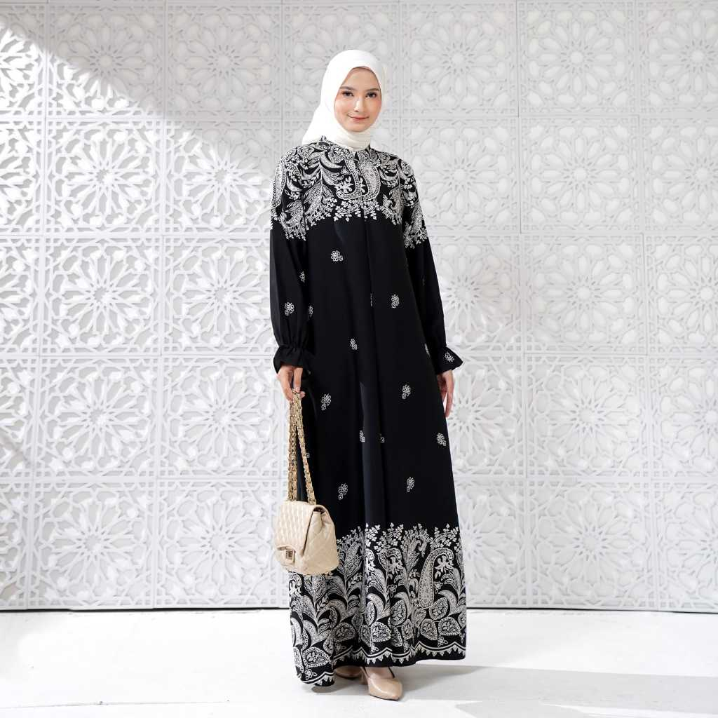 Jual Baju Gamis Dress Wanita Busui Homedress Shopia KVG Modesty ...