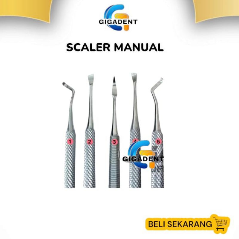 Jual DENTAL INSTRUMENT SCALER MANUAL | Shopee Indonesia