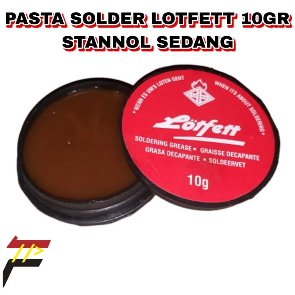 Jual PASTA SOLDER LOTFETT STANNOL SEDANG 10GR | Shopee Indonesia
