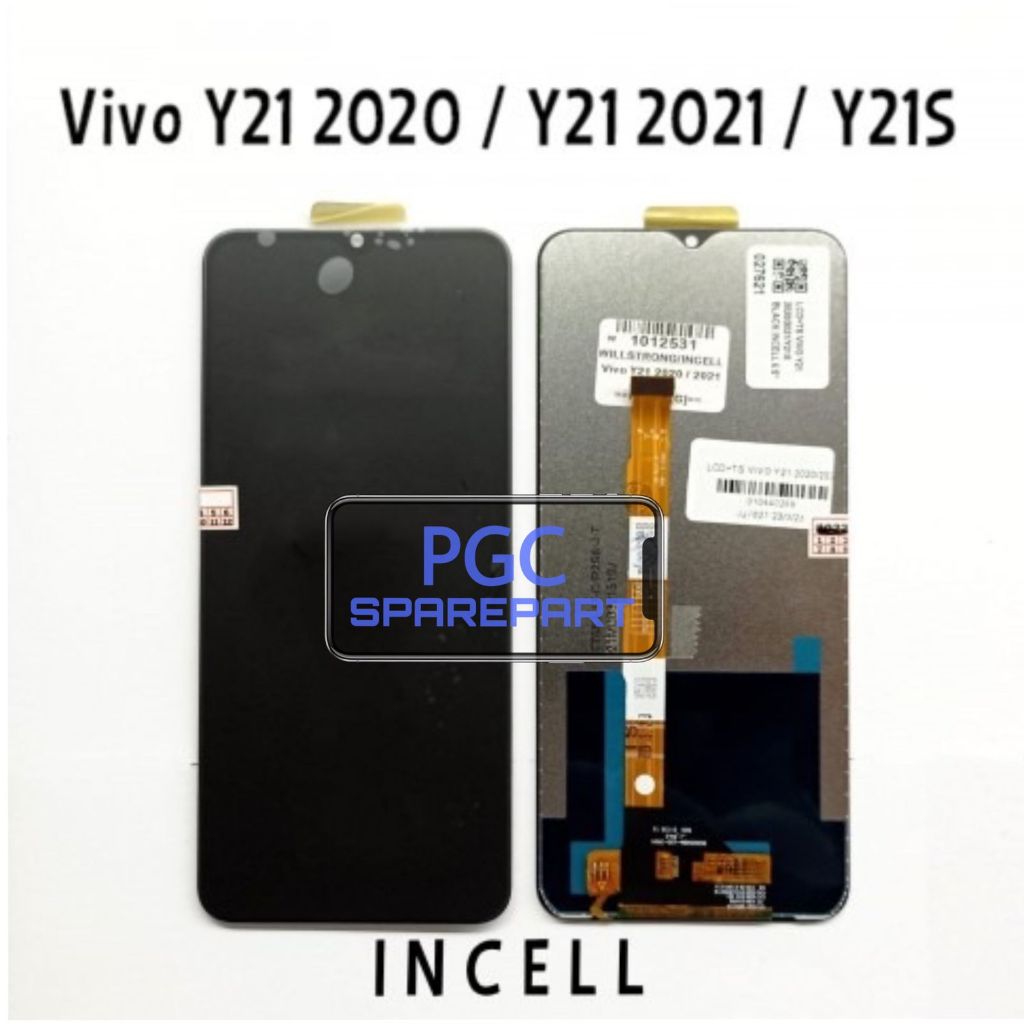 Jual LCD Touchscreen Fullset Vivo Y21 2020 2021 / Y21s / Y16 / Y21T / Y21A / Y21E / Y21G / Y02s ...