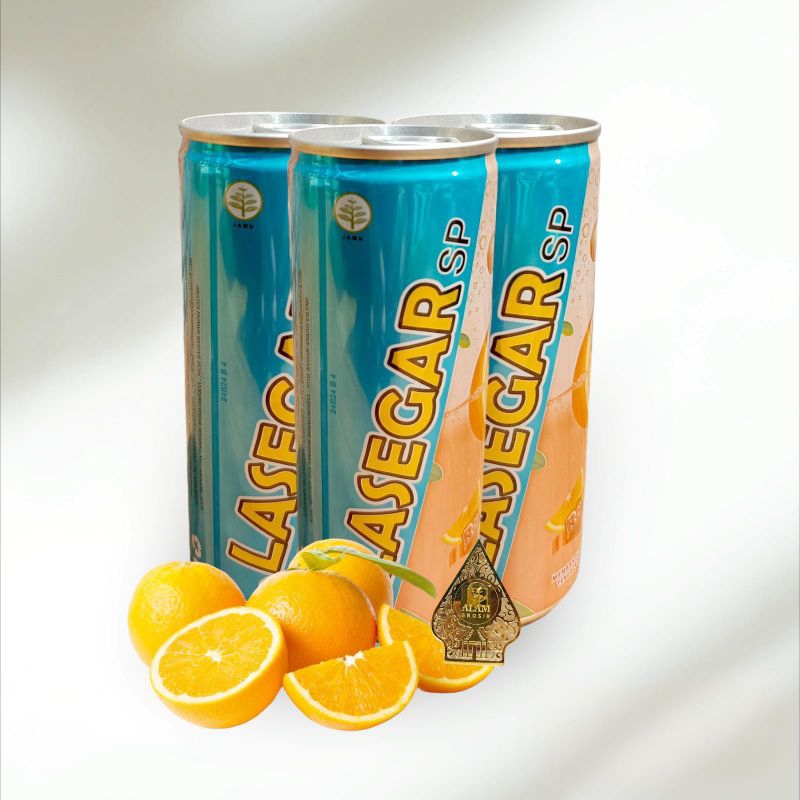 Jual 1 dus full Lasegar Sp Rasa Jeruk 238ml, 1 dus isi 24 kaleng ...
