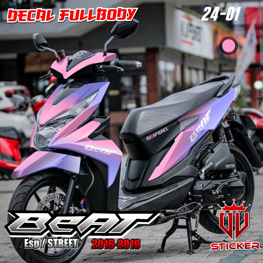 Jual TERBARU Decal Sticker Honda Beat Esp Street 2016 2017 2018 2019 ...