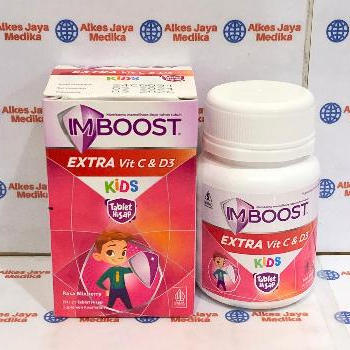 Jual Imboost Kids Tablet Hisap Extra Vit C & D3 Isi 21 Tablet - Vitamin ...
