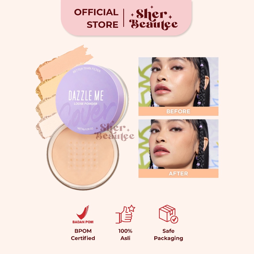Jual Dazzle Me Better Than Filter Fixed Loose Powder | Shopee Indonesia