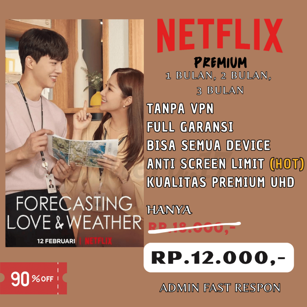 Jual NTFLX PREMM 1-3 BULAN UHD 4K ANTI HOLD TANPA VPN 100% FULL GARANSI DIJAMIN | Shopee Indonesia