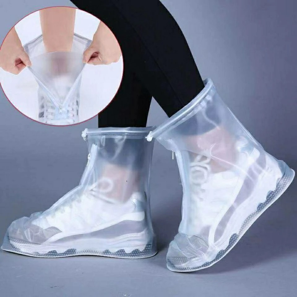 Jual Jas Hujan Sepatu Anti Air Shoes Cover Sepatu PVC Zipper ...