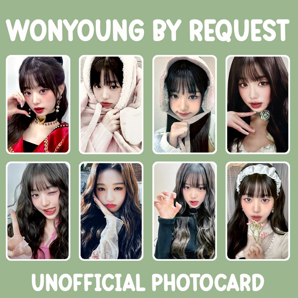 Jual [UNOFFICIAL PHOTOCARD] WONYOUNG UNOFFICIAL PC by REQUEST | Shopee Indonesia