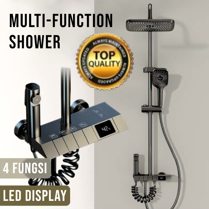 Jual Shower mandi set dengan LED display / jet shower kamar mandi set ...